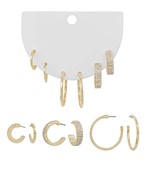 Pave Crystal Hoops – My Sister's Cottage